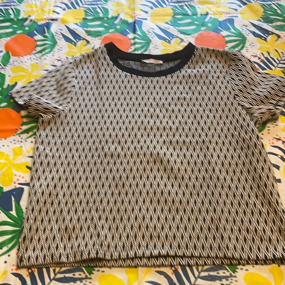Zara | Tops | Zara Print Top | Poshmark